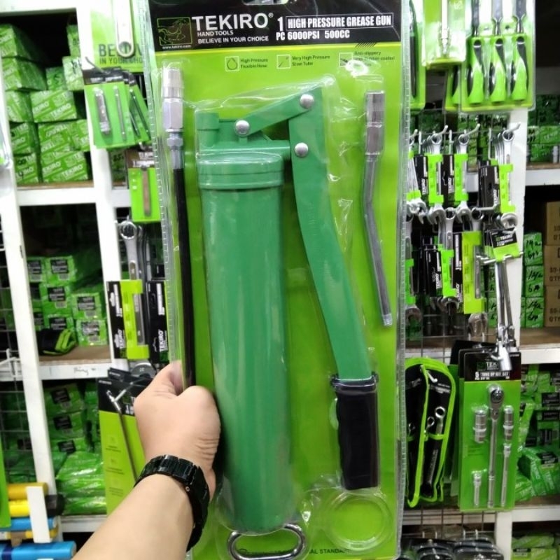 Jual TEKIRO grease gun 500 cc pompa gemuk | Shopee Indonesia