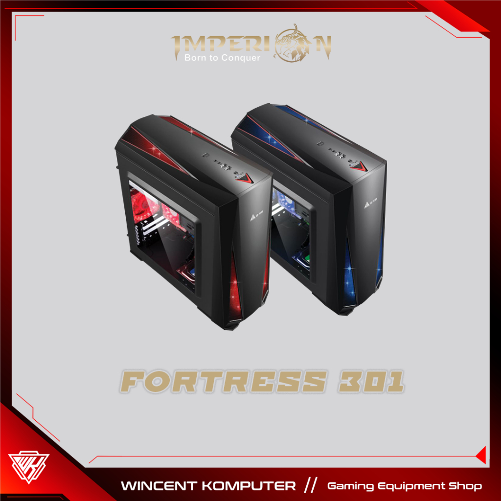 Jual casing imperion fortress 301 black | Shopee Indonesia