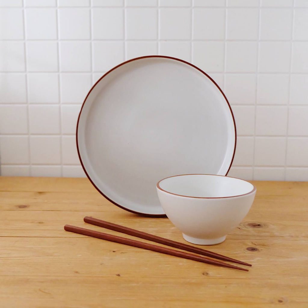 Jual YUMI SET SERIES / mangkok piring Gelas sumpit set keramik modern ...