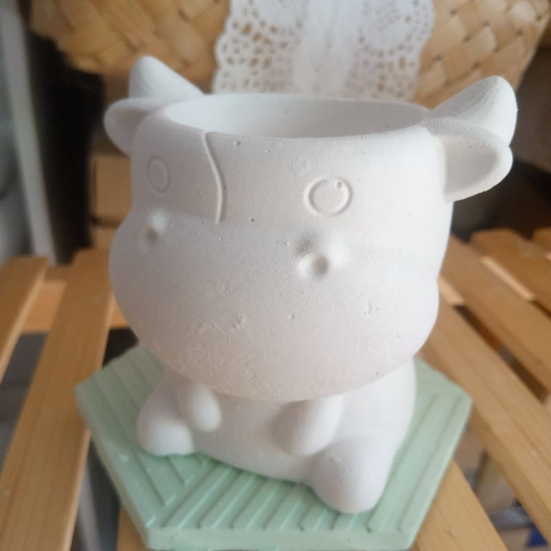 Jual Patung Pot mini sukulen Warna Putih Polos Pot Hias Home Decor ...