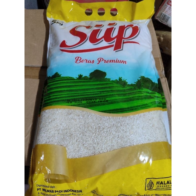 Jual BERAS SIIP 5 kg | Shopee Indonesia