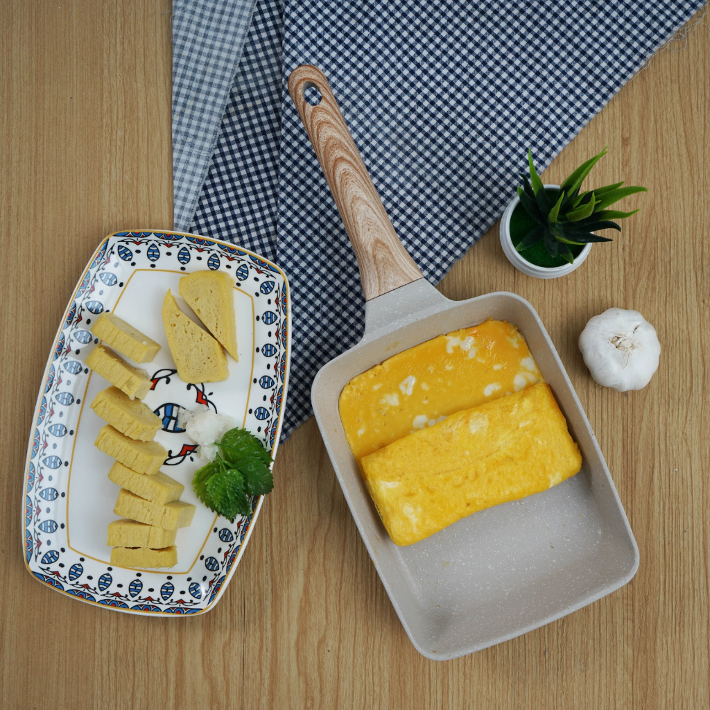 Jual Pero Tamagoyaki Square Egg Pan / Panci Wajan Telur Omlet / Panci ...
