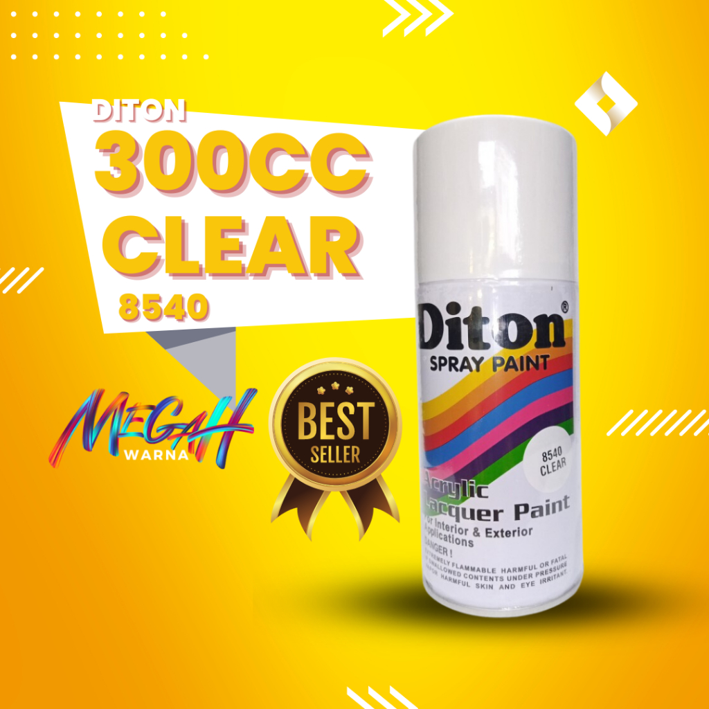 Jual Cat semprot pylox / pilok Diton Hitam Metalik + Epoxy Primer ...