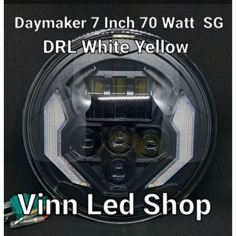 Jual LAMPU DAYMAKER 7 INCH 70 WATT | Shopee Indonesia