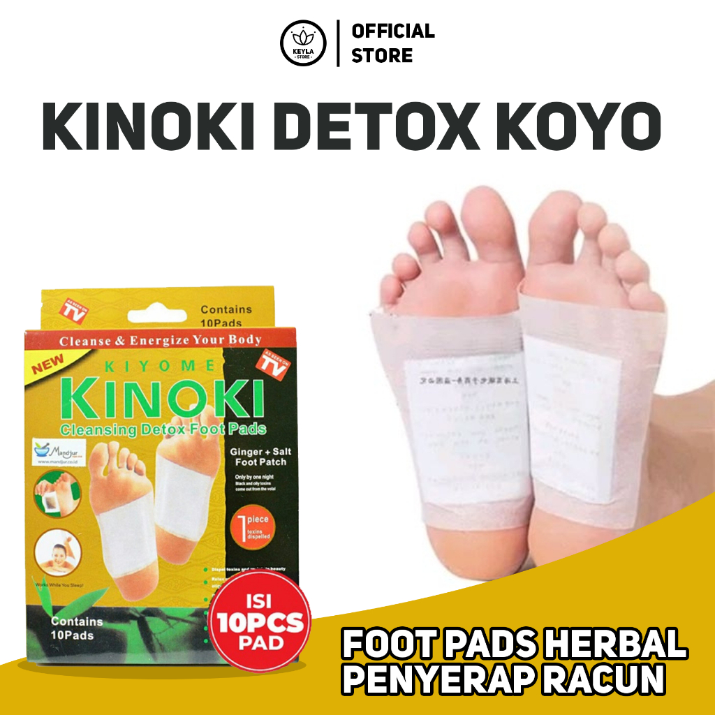 Jual ORIGINAL KINOKI KOYO DETOX TUBUH ISI 10 PCS | Kinoki Gold Koyo ...