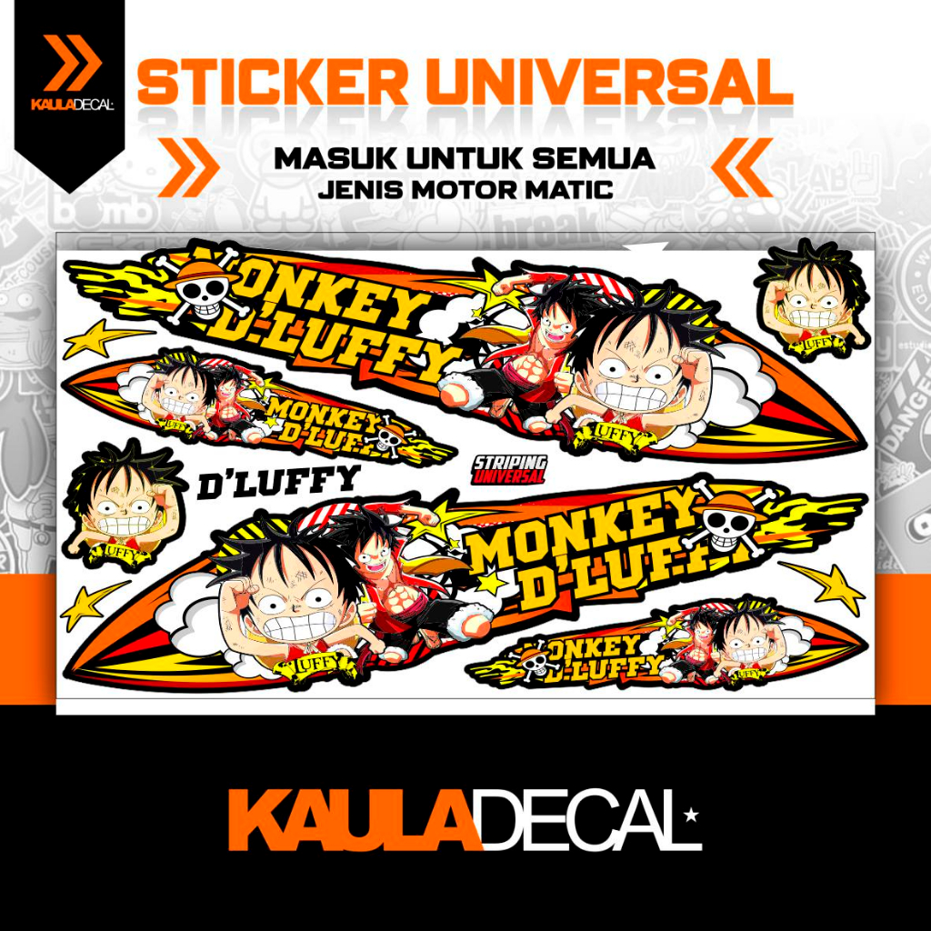 Jual STIKER STRIPING MOTOR ALL MATIC MOTIF 57 / UNIVERSAL MATIC ...