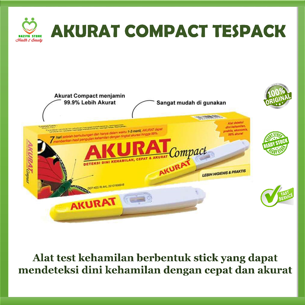 Jual PRIVASI 100% AMAN AKURAT COMPACT Alat Test Kehamilan/Test Pact ...