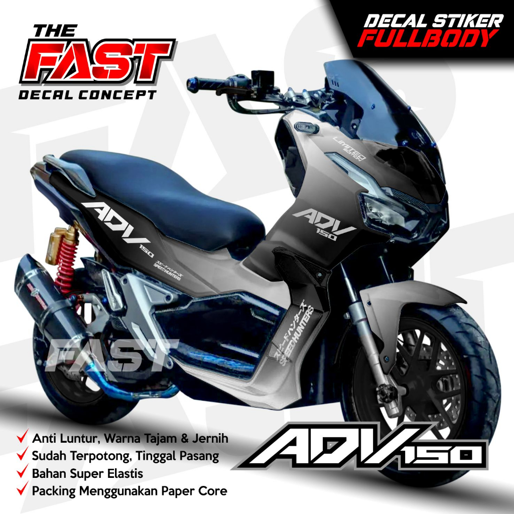 Jual TERBARU Decal ADV150 Fullbody Bunglon Variasi Sticker Striping ...