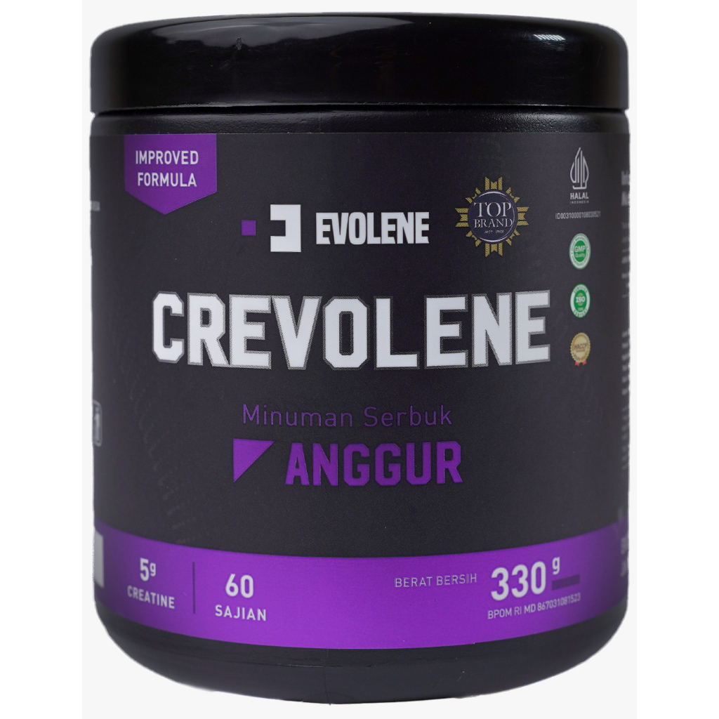 Jual Evolene Crevolene 60 Serving Creatine Monohydrate BPOM & Halal ...