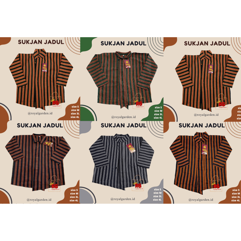 Jual Promo Surjan Baju Adat Jawa Jadul Tradisional GROSIR ROYALGARDEN ...