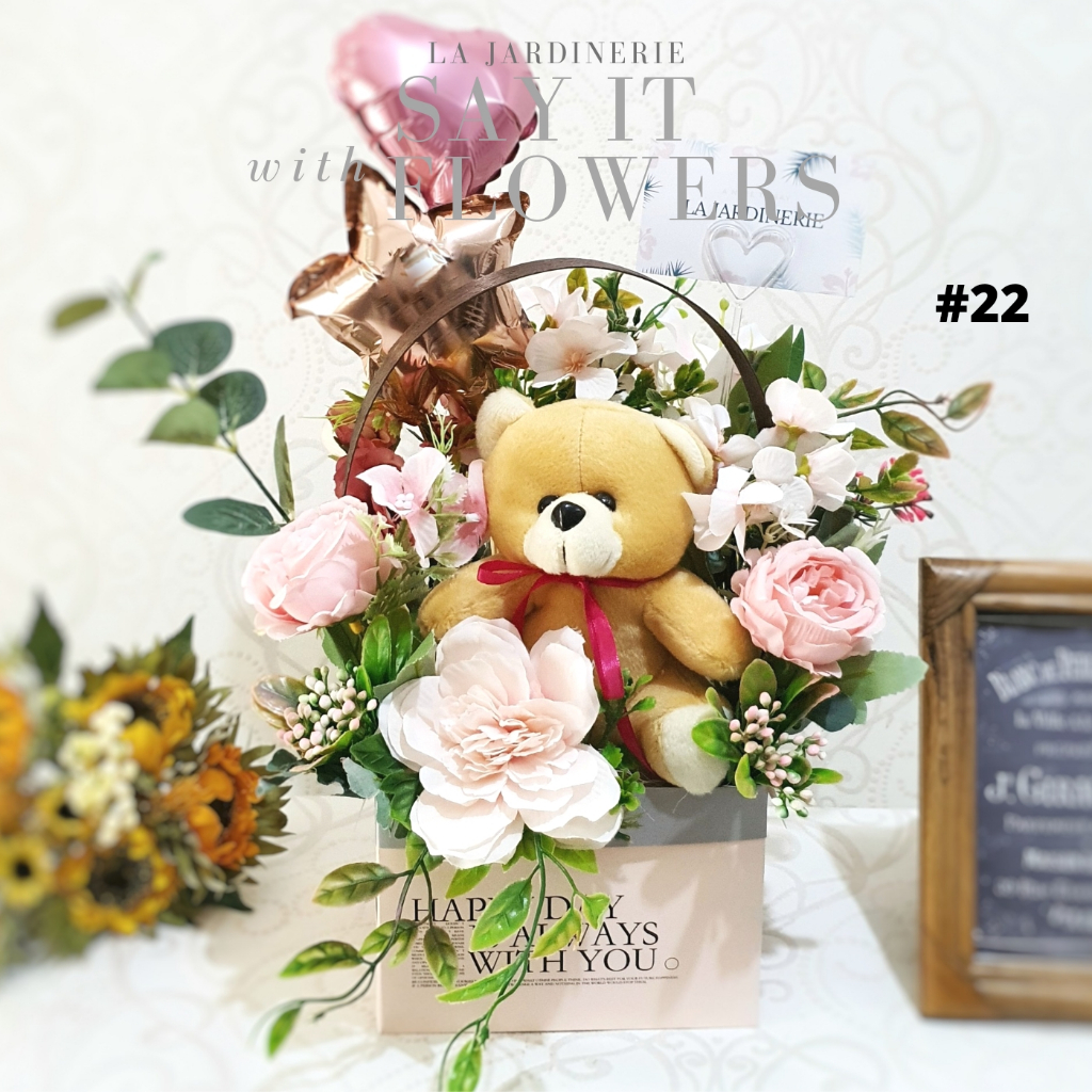 Jual Bunga Boneka Buket Wisuda Bloom Box Teddy Balon Kado Ucapan ...