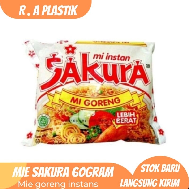 Jual MIE SAKURA 60GRAM MI ANAK SD MI JADUL | Shopee Indonesia