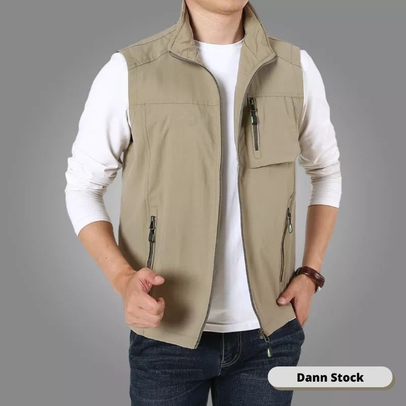Jual ROMPI PRIA OUTDOOR POCKET JAKET ROMPI PDH BAHAN TASLAN | Shopee ...