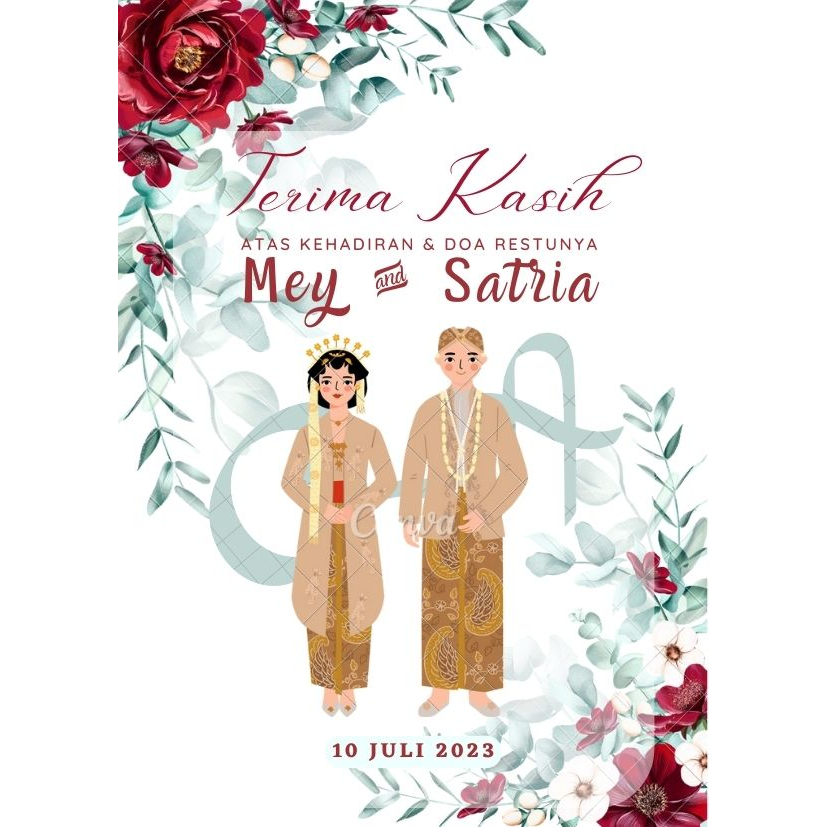 Jual Kartu / Card Souvenir Pernikahan/Khitanan/Ultah/Lamaran | Shopee ...