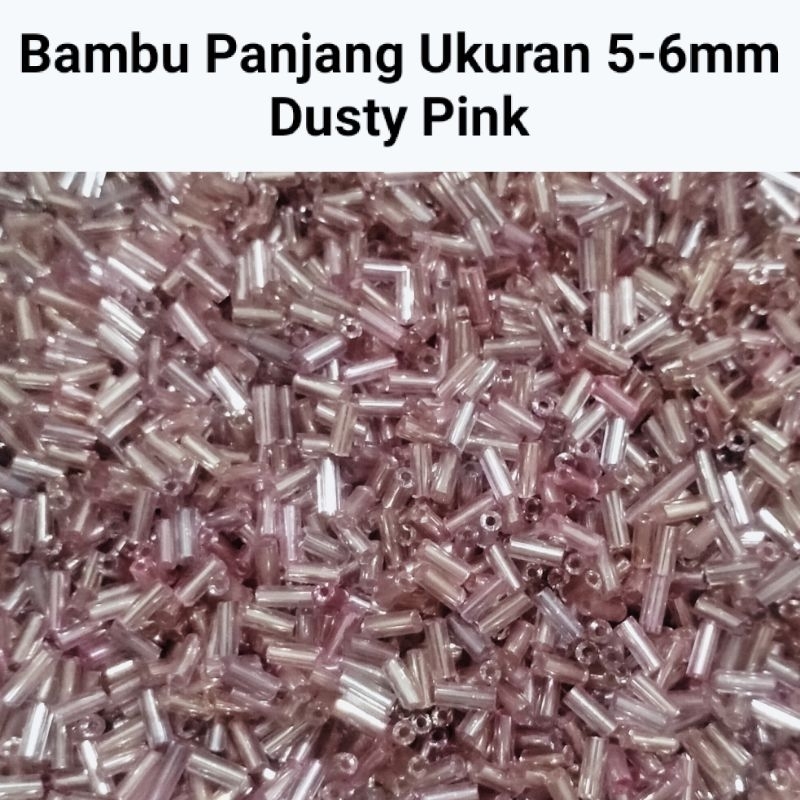 Jual Mote Manik Payet Bambu Panjang Ukuran 4mm - 10 Gram | Shopee Indonesia