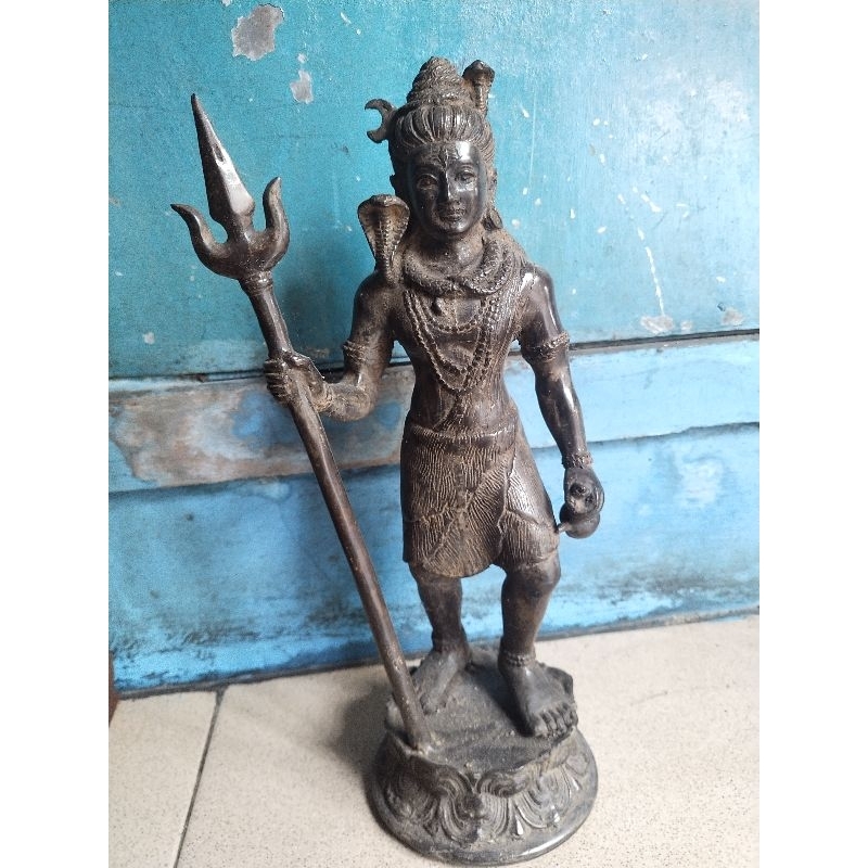 Jual Patung Arca Dewa Siwa Bahan kunigan Antik unik | Shopee Indonesia