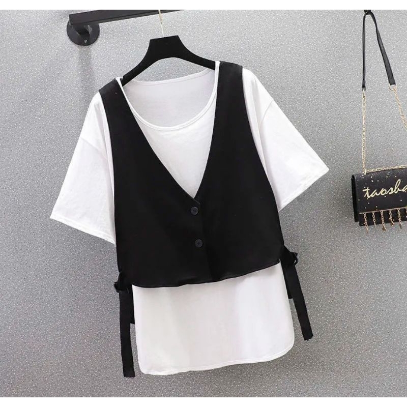 Jual Rompi korea wanita / bolero /vest wanita/atasan wanita tali pinggang All size | Shopee ...