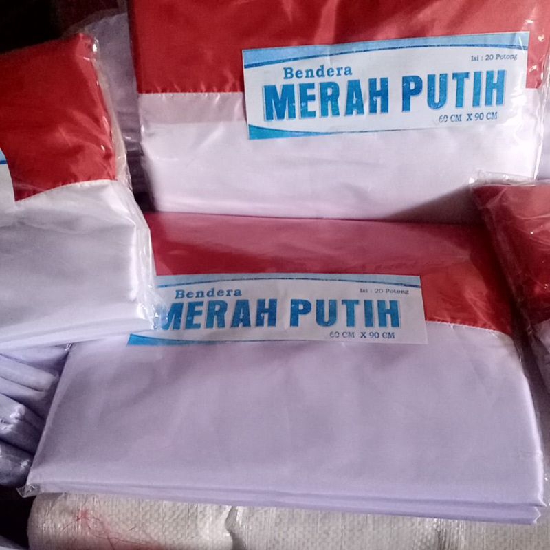 Jual Bendera Merah Putih/Bendera Rumah/Bendera INDONESIA 60x90 | Shopee ...