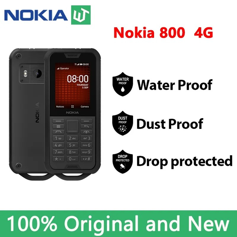 Jual HANDPHONE NOKIA 800 KAIOS WIFI HOTSPOT WATTER PROOF BATTERY ...