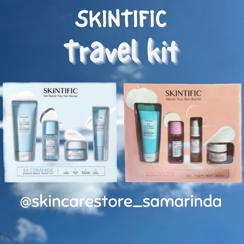 Jual SKINTIFIC 5x Ceramide Travel Kit Size - Niacinamide Brightening ...