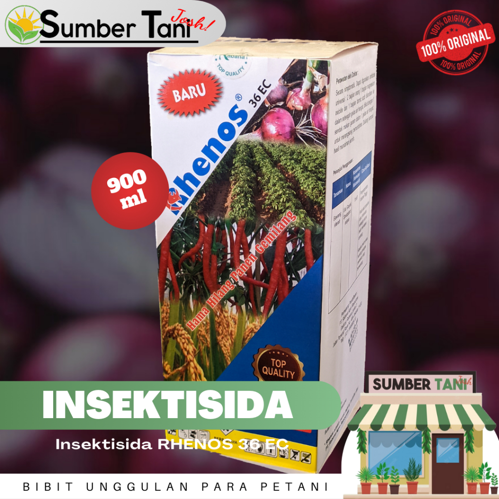 Jual Insektisida & Akarisida RHENOS 36EC 900ml Pembasmi Ualat Dan ...