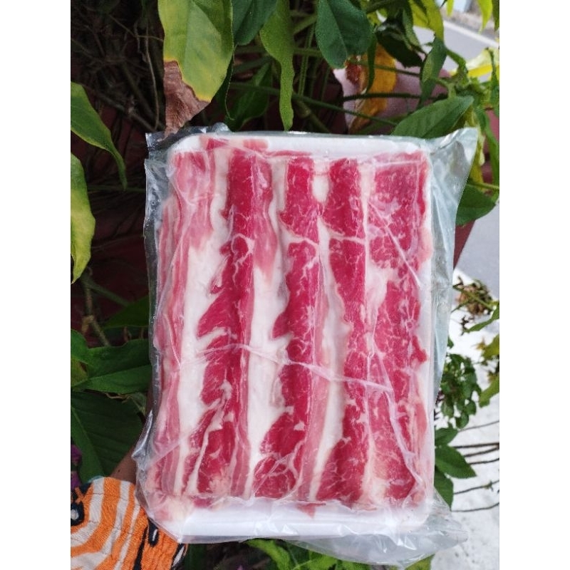 Jual Daging Sapi Beef Slice USA 500 gr all varian | Shopee Indonesia