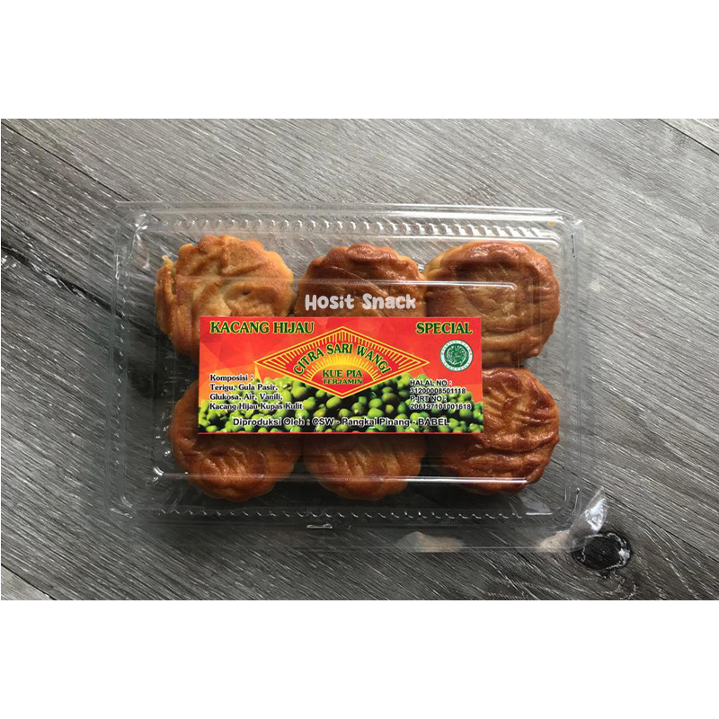 Jual Kue Pia Bangka Citra Sari Wangi isi 6 Kacang Hijau / Bakpia Khas ...