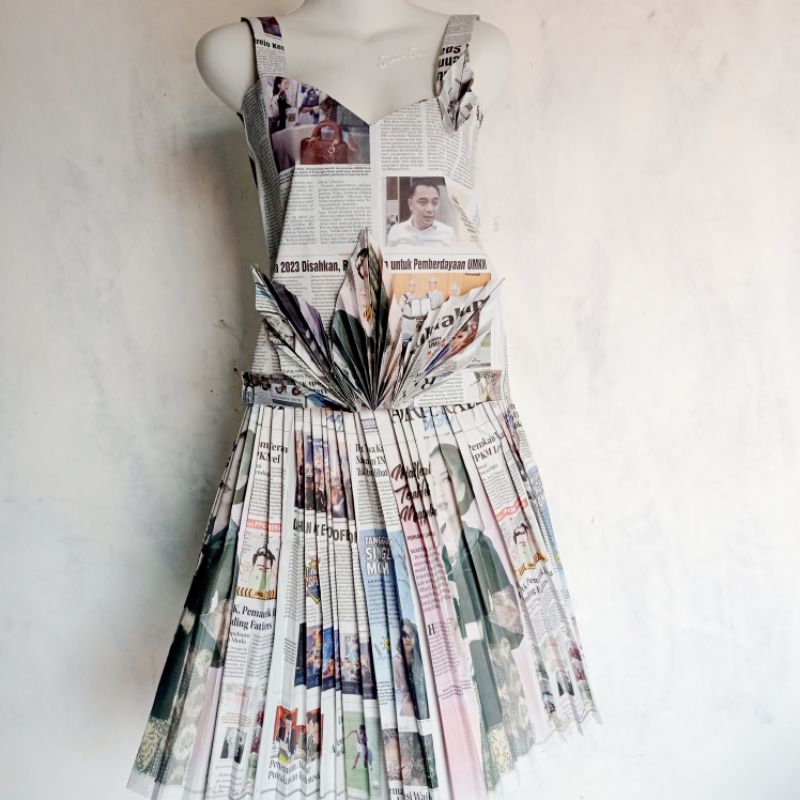 Jual Baju Daur Ulang Kostum Karnaval Perempuan Cewek engan Bando Dari ...