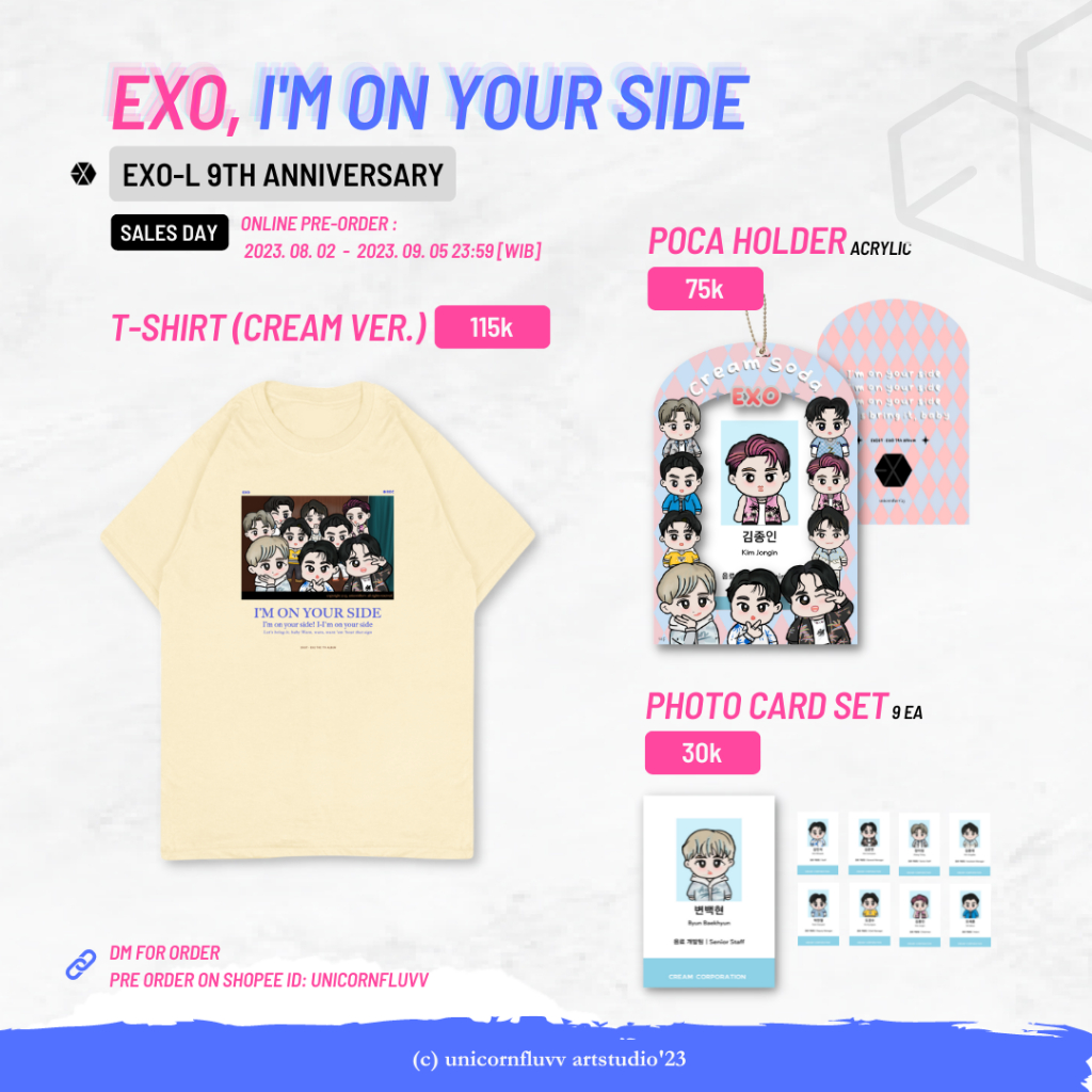 Jual EXO I'M ON YOUR SIDE - EXO-L 9th Anniversary Merchandise ...