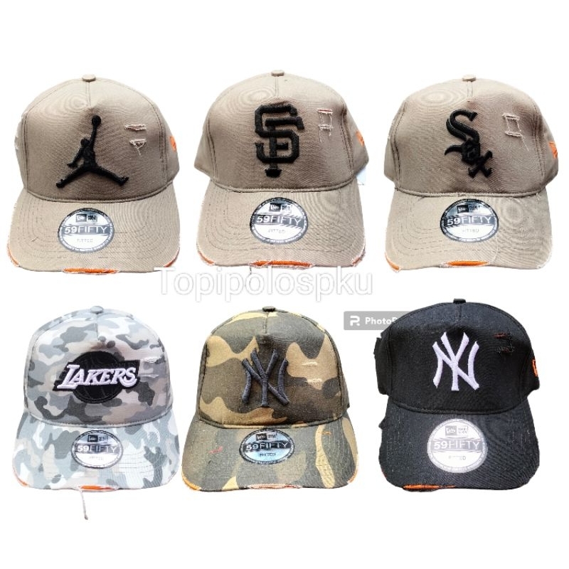 Jual Topi Basebal Import Premium Topi Sobek Original Distro | Shopee ...