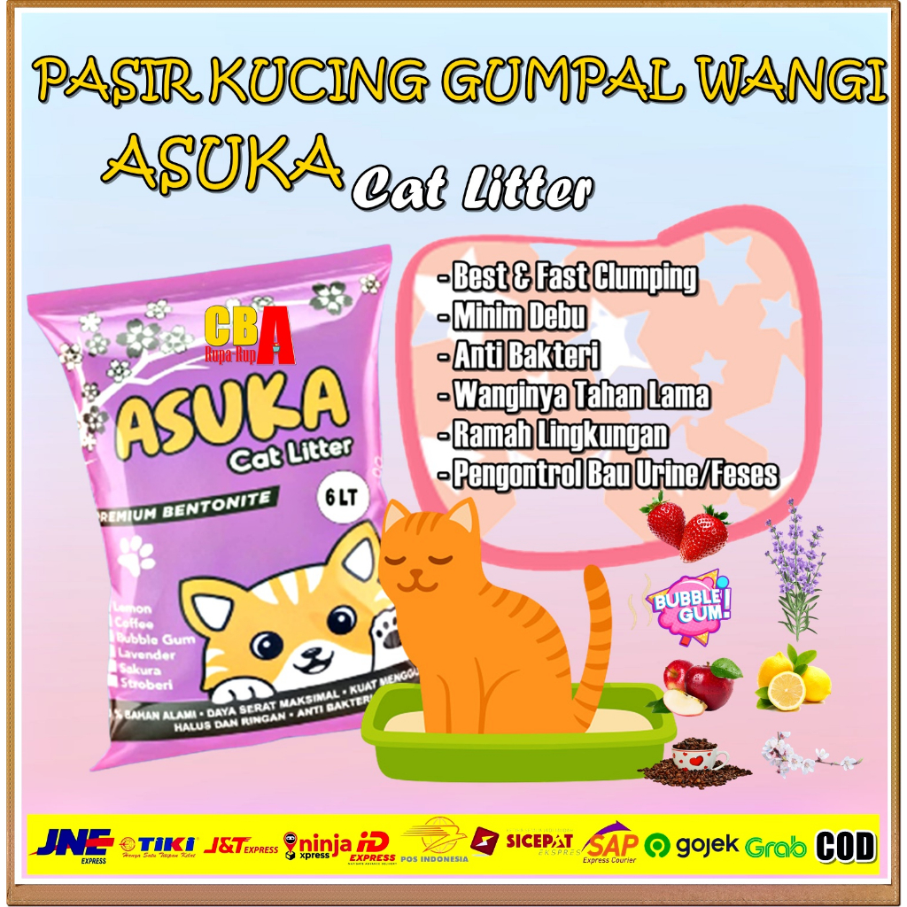 Jual Pasir Gumpal Wangi Pasir Kucing Wangi Kualitas Premium Daya Serap ...