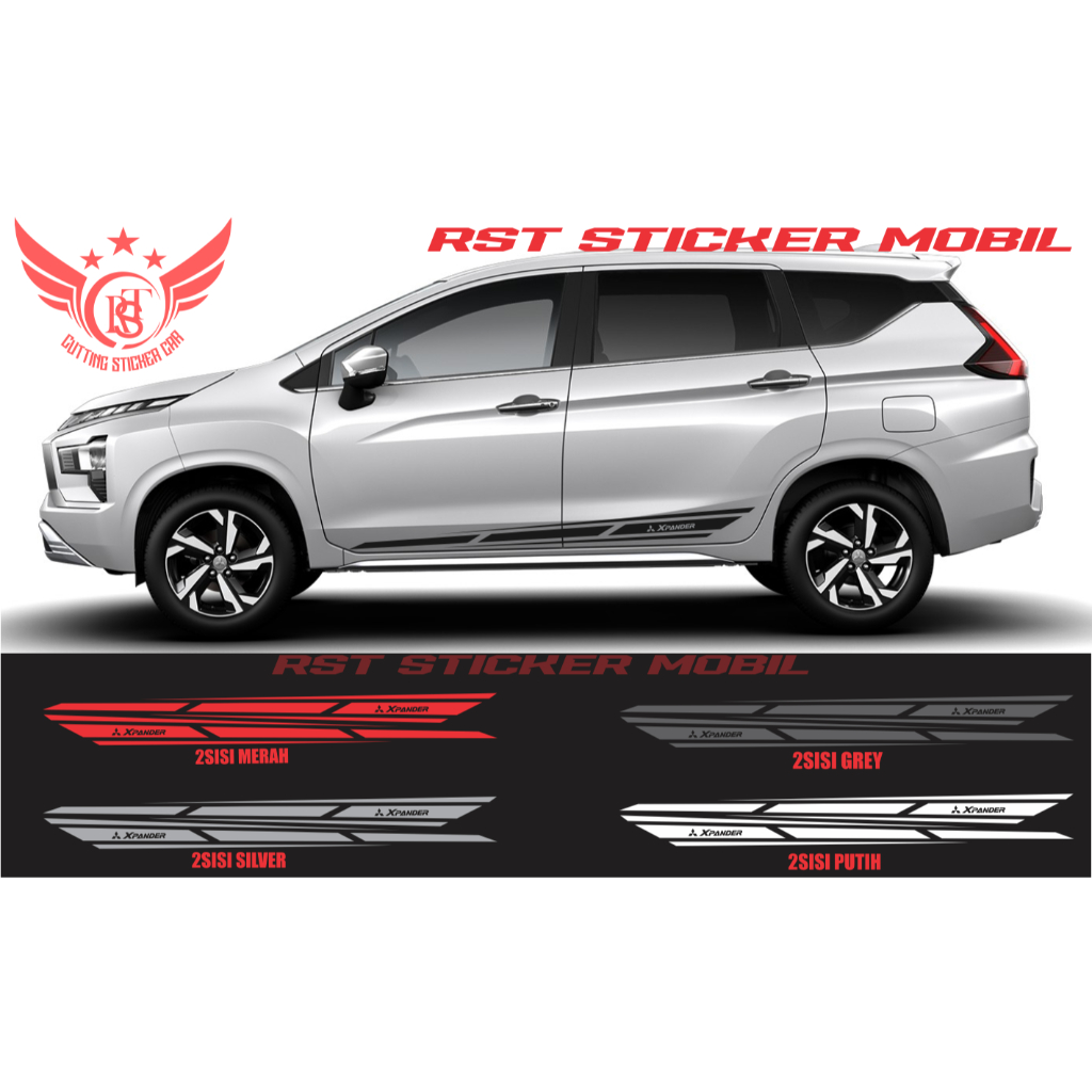 Jual stiker sticker mobil Xpander cutting sticker list body samping ...