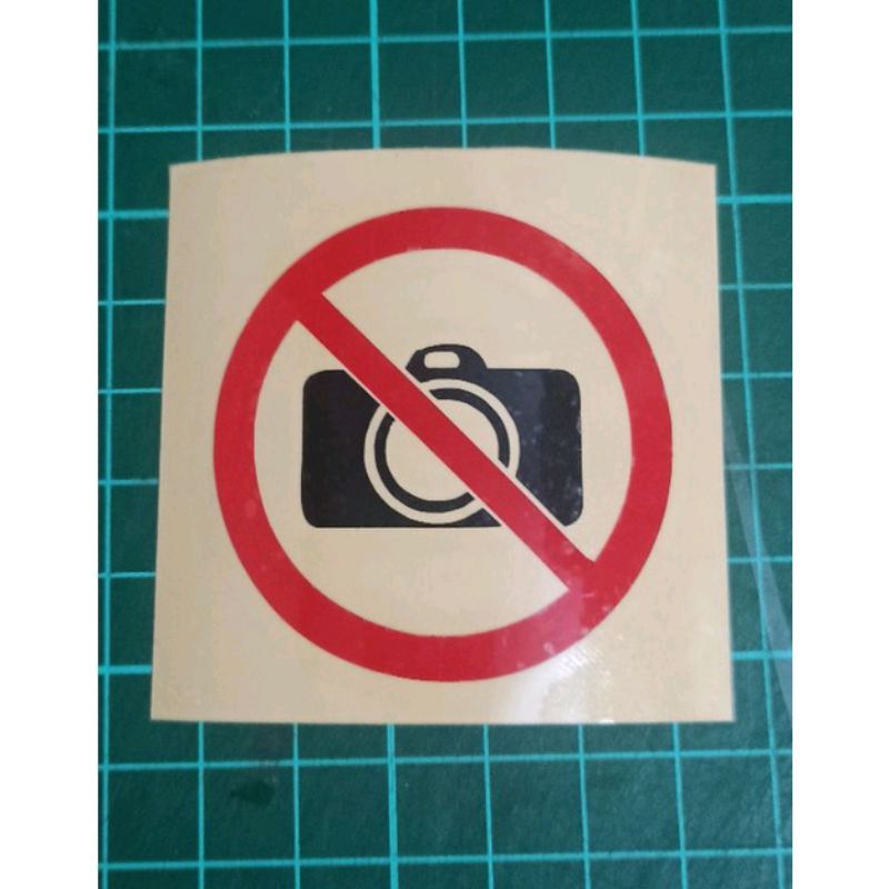 Jual Cutting Sticker Warning No Smoking - Dilarang Masuk - Dilarang ...