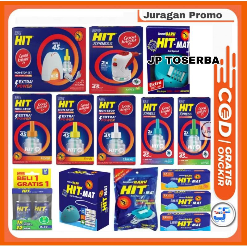 Jual Hit Obat Anti Nyamuk Elektrik / Liquid / Refill All Varian ...