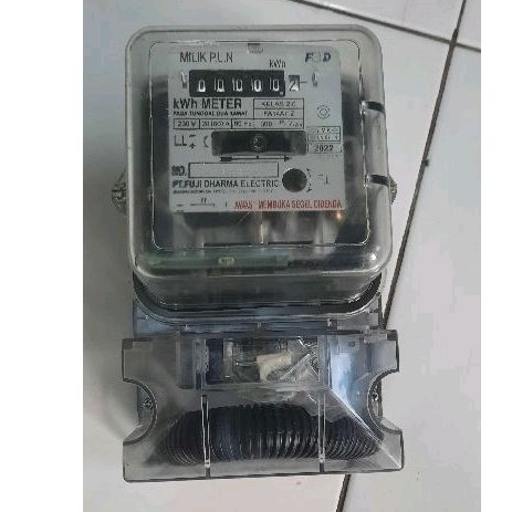 Jual kwh meter fuji dharma 20/60 + dudukan MCB (combo) | Shopee Indonesia