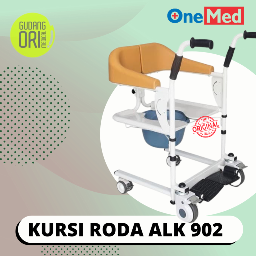 Jual Kursi Roda One Care ALK902 + Commode / Onecare chair kursi bab ...