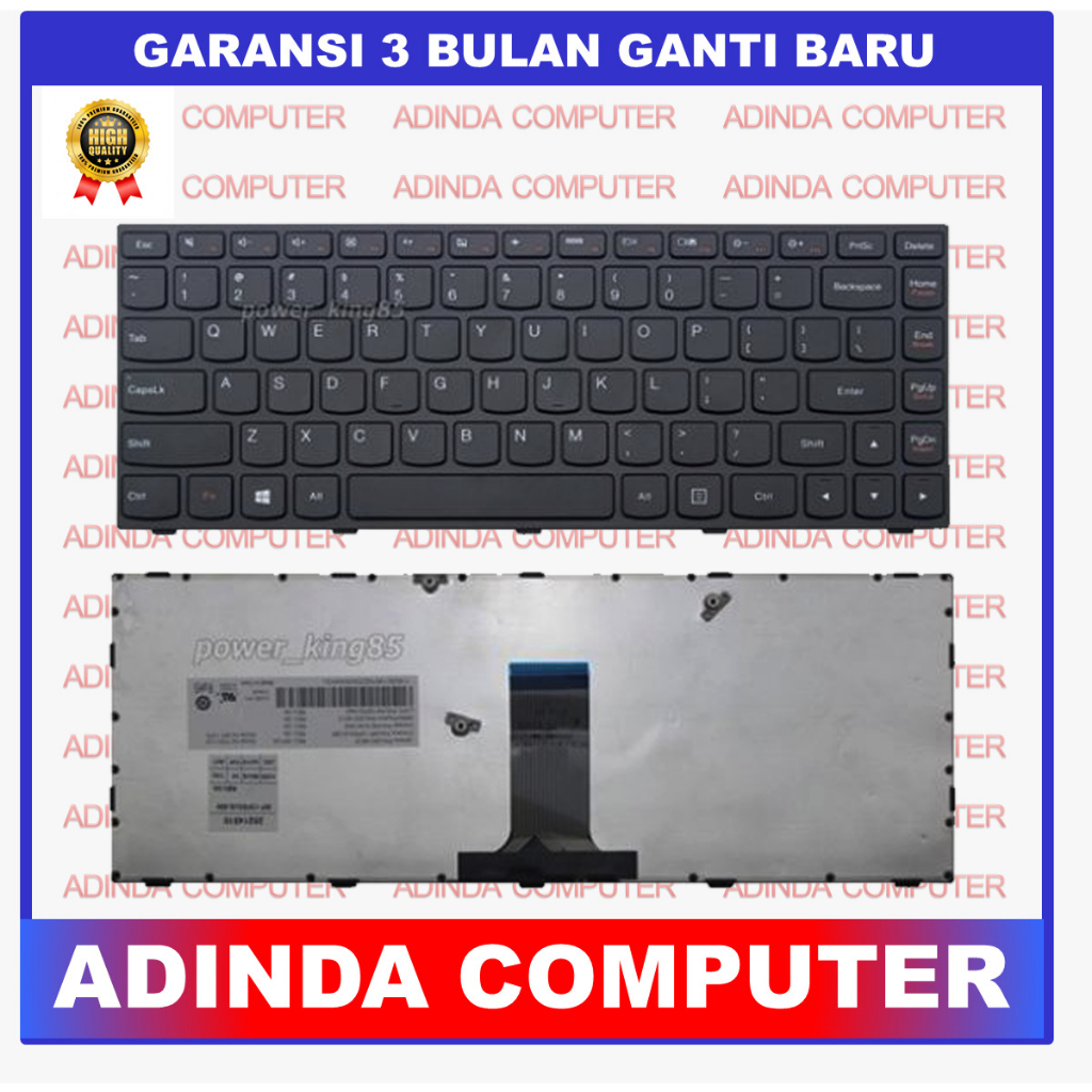 Jual Keyboard Lenovo G40-70 G40-30 G40-45 G40-75 B40-80 G40 | Shopee ...