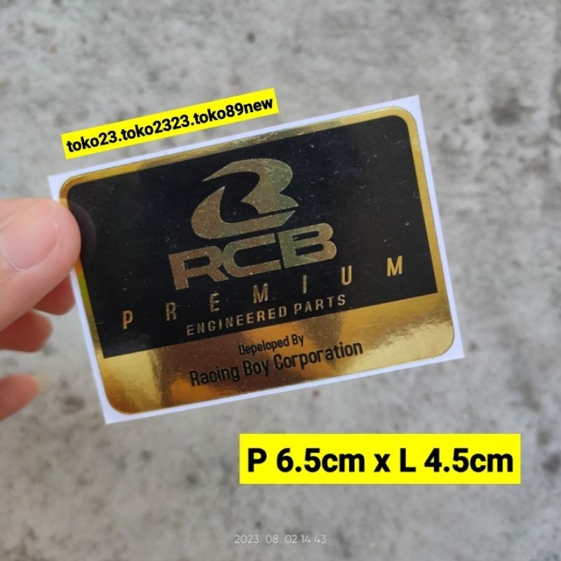 Jual stiker skok motor sticker rcb | Shopee Indonesia