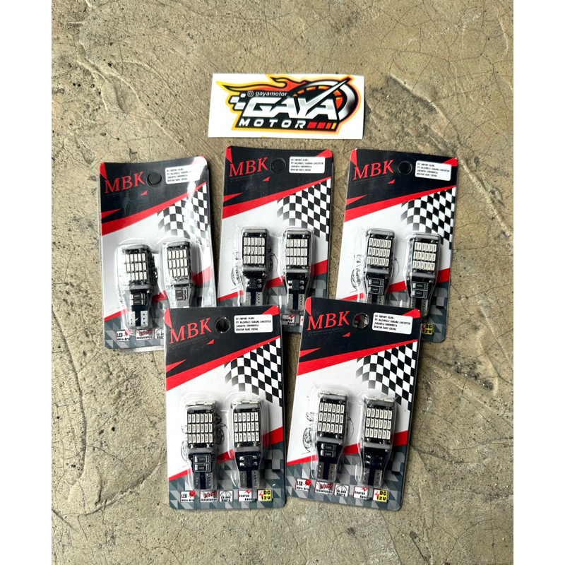 Jual LAMPU MOTOR MOBIL T15 45SMD LAMPU SENJA LED SEIN SUPER BRIGHT SEN DAJJAL SEIN DAJAL SUPER ...