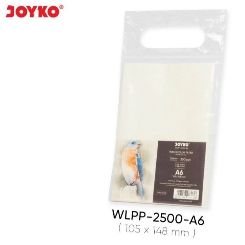 Jual Water colour Paper joyko wlpp-2500 A6 300gram (1pak/10lembar) | Shopee Indonesia
