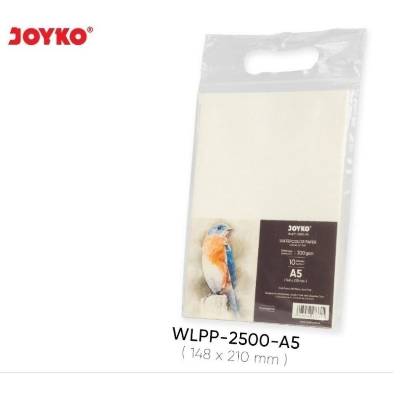 Jual Water Colour paper joyko wlpp-2500-A5 300 gram (1pak/10lembar) | Shopee Indonesia