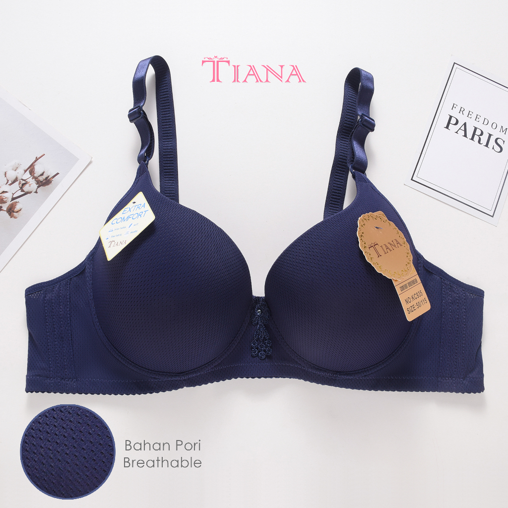 Jual TIANA | Push Up Bra JUMBO Cup C Kait 3 Bahan Pori / Bra Kawat ...