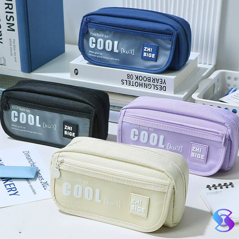 Jual Kotak Pensil/Pouch/Tempat pensil warna 3 lapis kapasitas besar ...