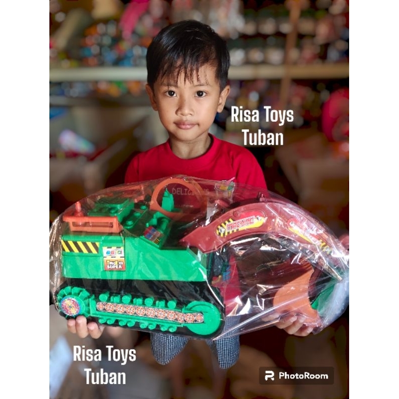Jual MAINAN ANAK EXCAVATOR/BEGO UKURAN BESAR - BG 101 | Shopee Indonesia