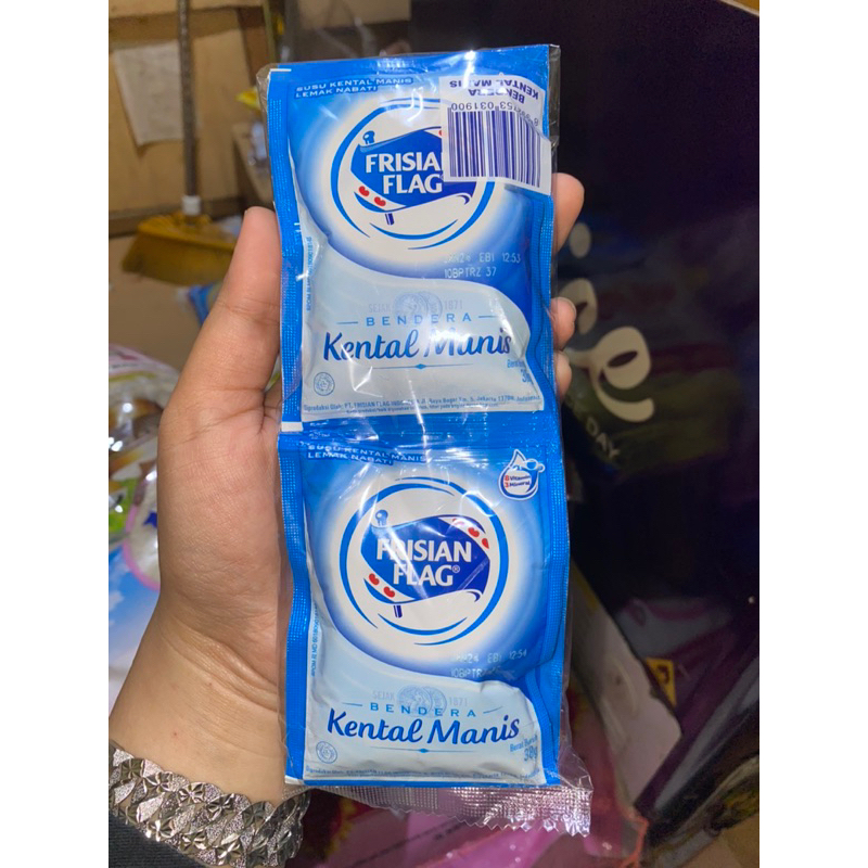Jual SUSU KENTAL MANIS FRISIAN FLAG SACHET (ISI 6 PCS) | Shopee Indonesia