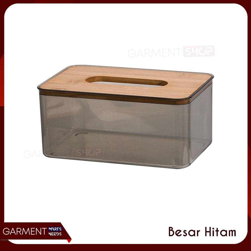 Jual Tempat Tisu Kotak Tisu Kayu Transparan Kotak Tissue Kamar Mandi ...