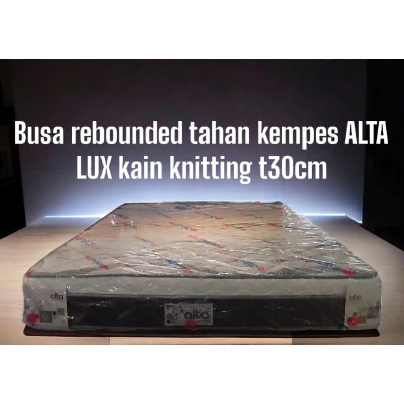 Jual Kasur busa rebounded ALTA LUX PLUSTOP T30CM KAIN KNITTING | Shopee ...