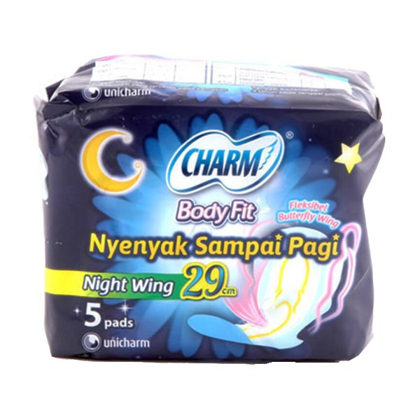Jual Pembalut Malam Charm Safe Night 29cm , 35cm all varian | Shopee ...