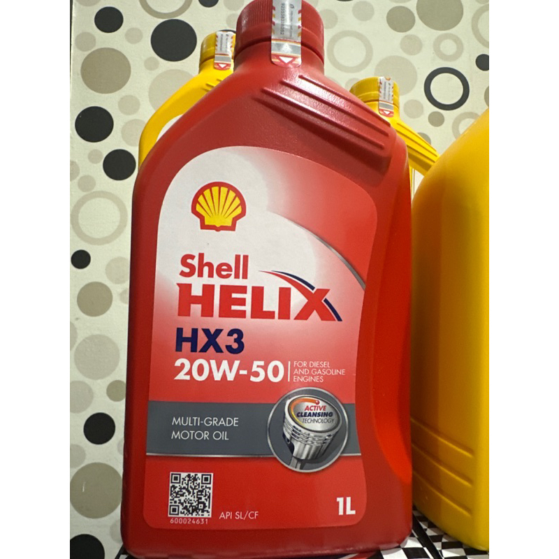 Jual shell helix HX3 1liter | Shopee Indonesia