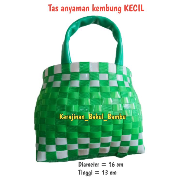 Jual Tas anyaman plastik model Kembung ukuran mini paling kecil tas ...